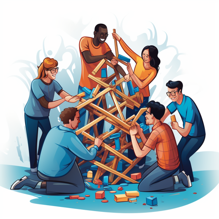 Teamwork the key to success. Teamwork the key to success.