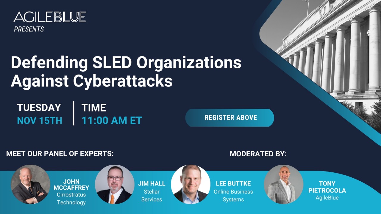 Defending SLED Organization Against Cyberattacks Webinar Defending SLED Organization Against Cyberattacks Webinar