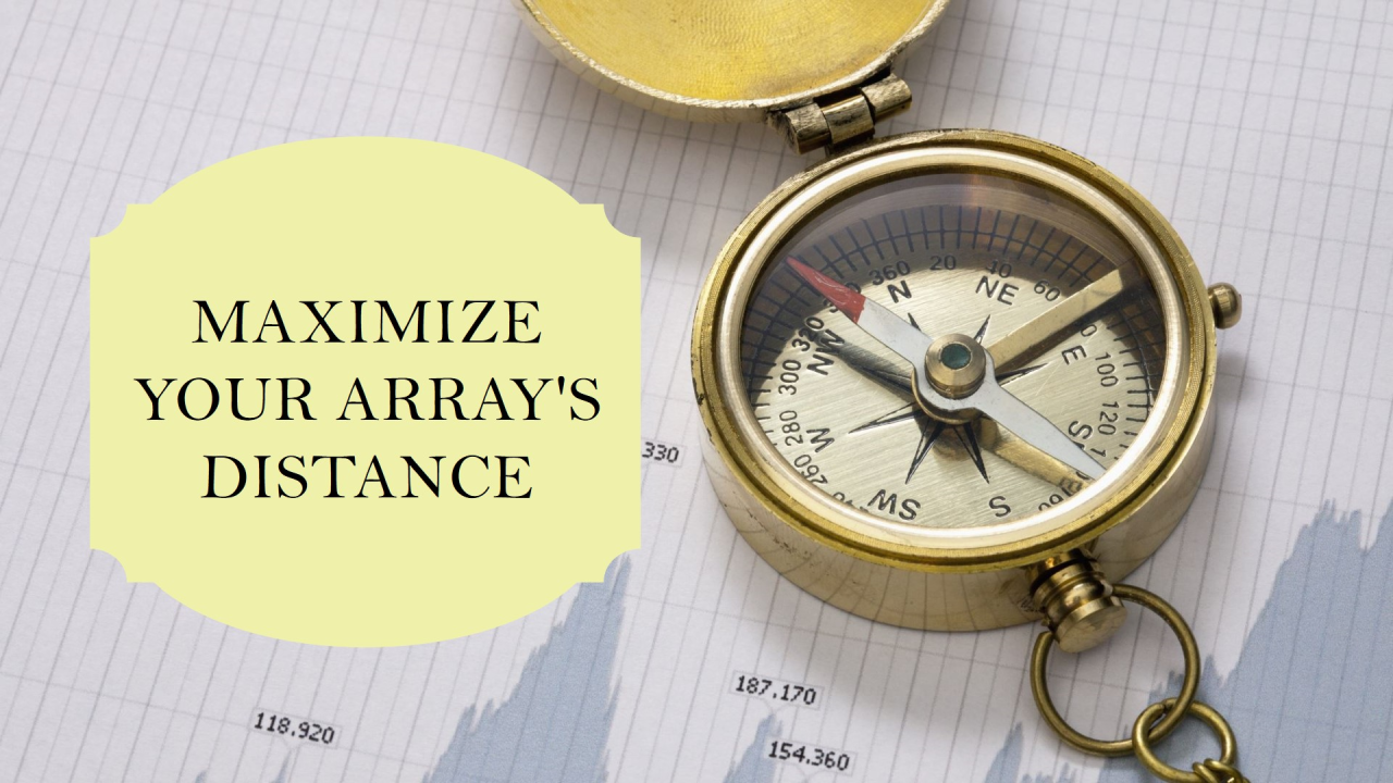 Maximum Distance in Arrays Maximum Distance in Arrays