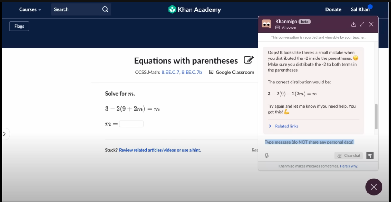 #GPT-4 Khan Academy In Depth Demo #GPT-4 Khan Academy In Depth Demo