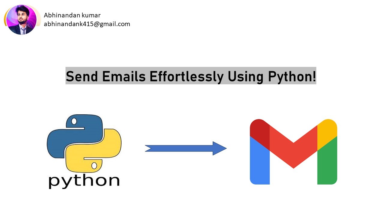 Sending Emails with Python Sending Emails with Python