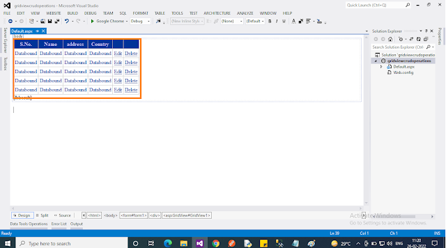 .Net Framework Gridview Edit Delete And Update In ASP.NET mesameergaikwad .Net Framework Gridview Edit Delete And Update In ASP.NET mesameergaikwad