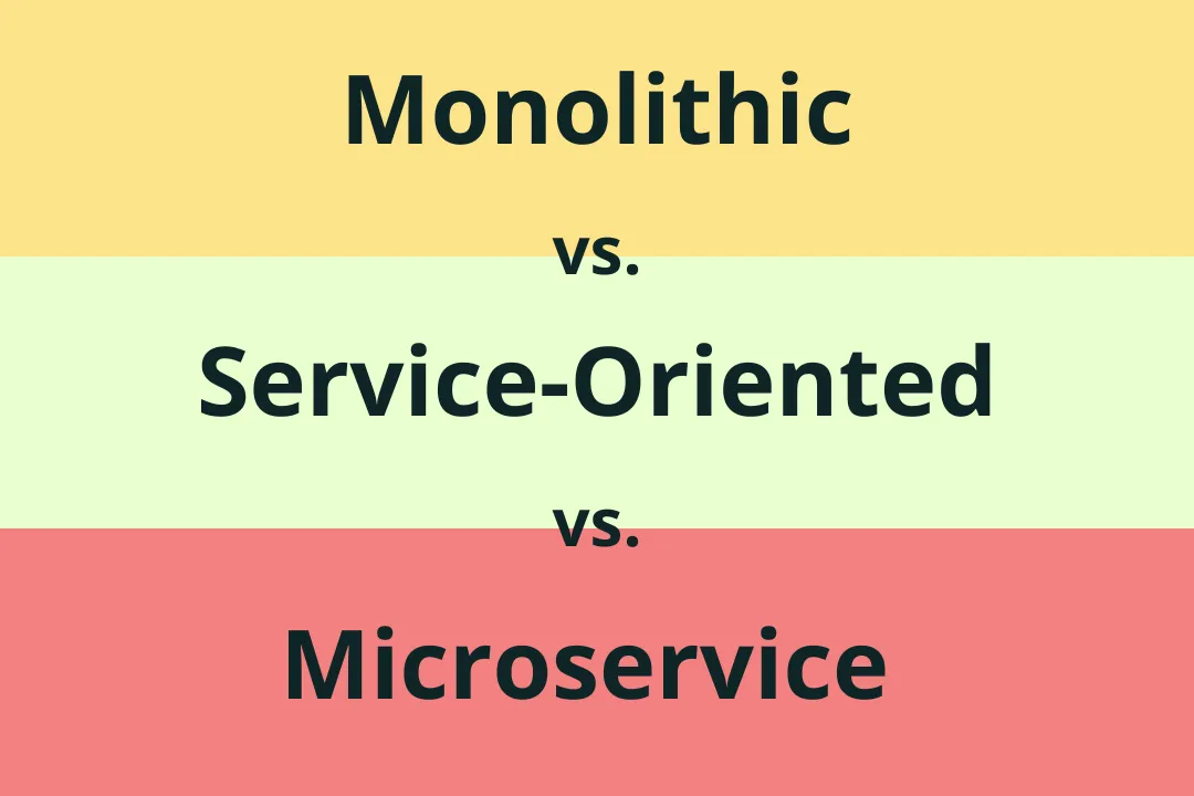 Monolithic vs. Service-Oriented vs. Microservice Architecture: Top ... Monolithic vs. Service-Oriented vs. Microservice Architecture: Top ...
