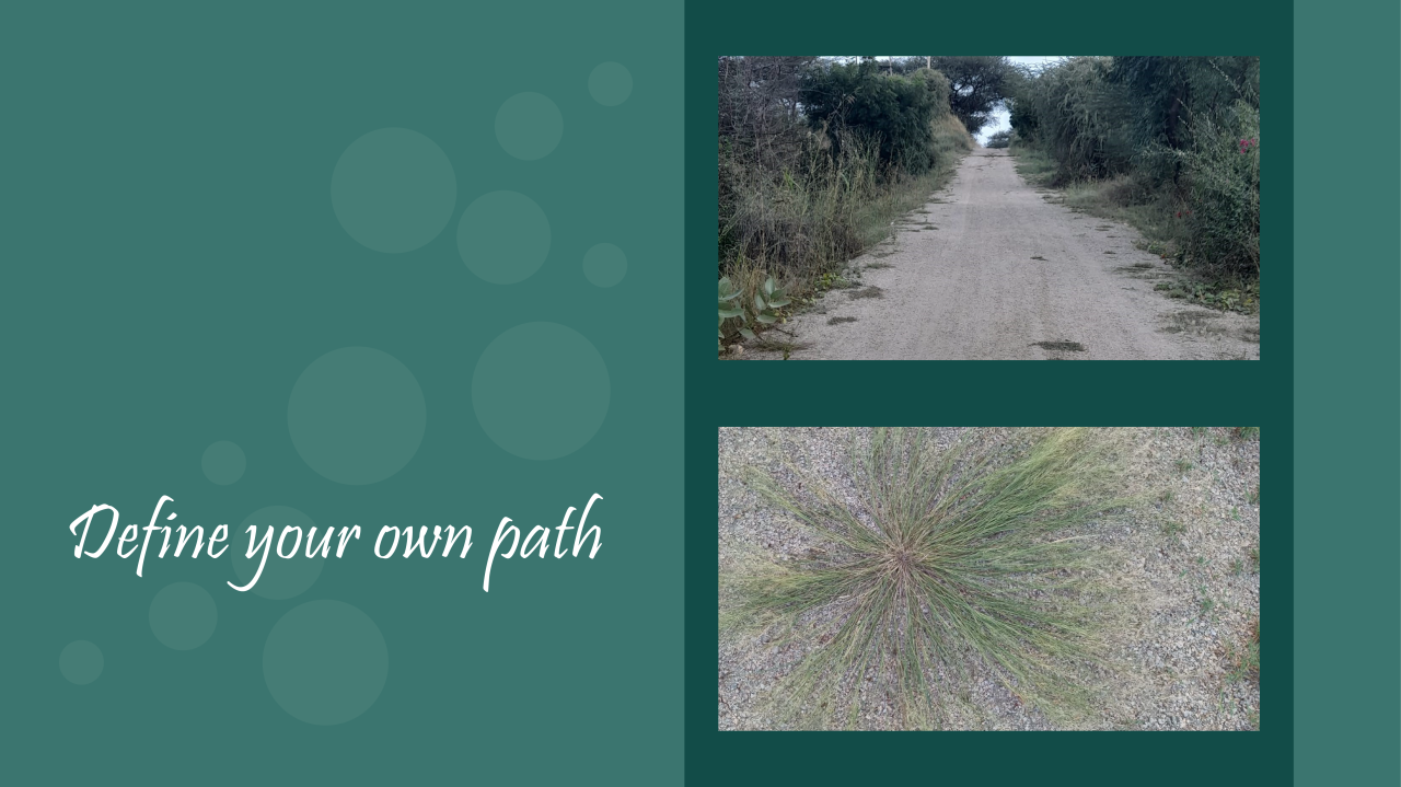 Define Your Own Path Define Your Own Path