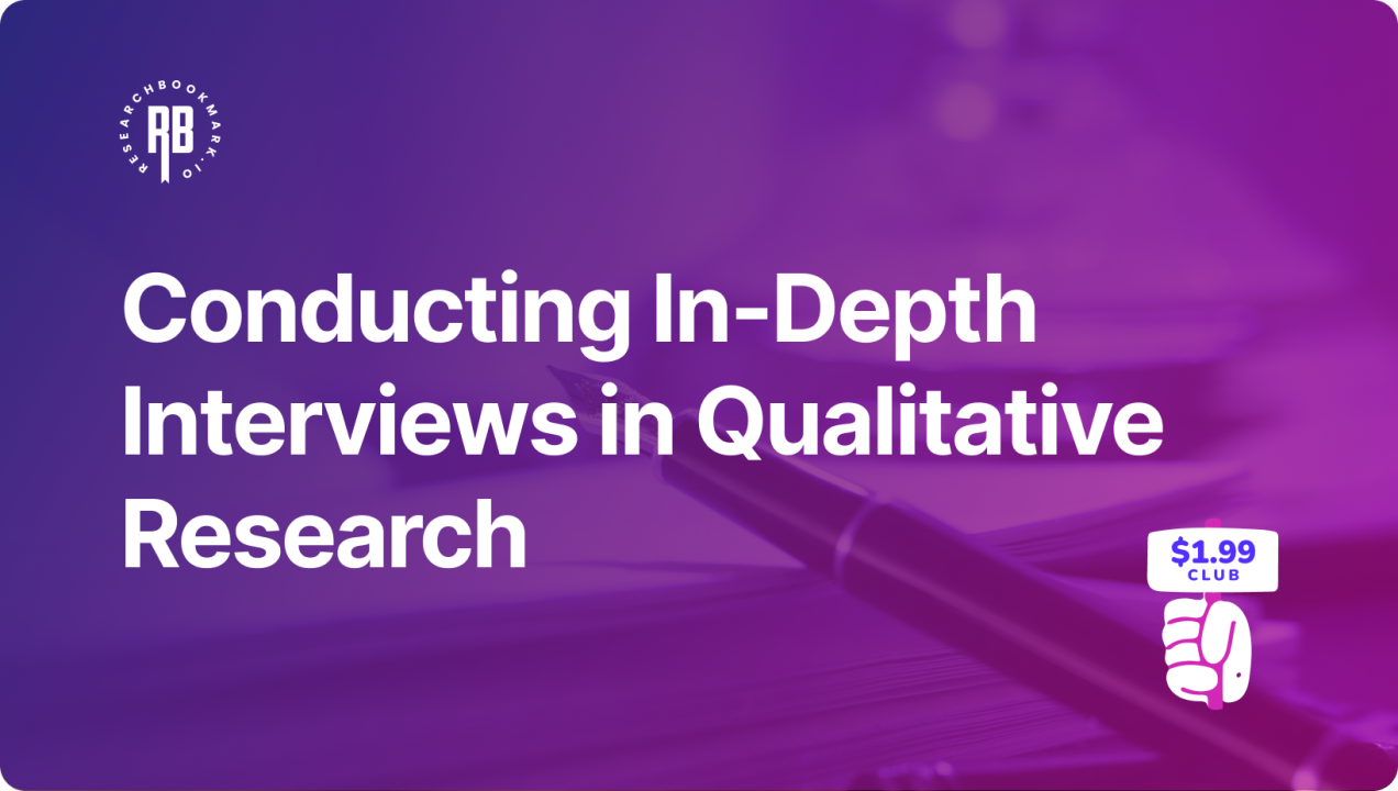 Conducting In-Depth Interviews in Qualitative Research Conducting In-Depth Interviews in Qualitative Research