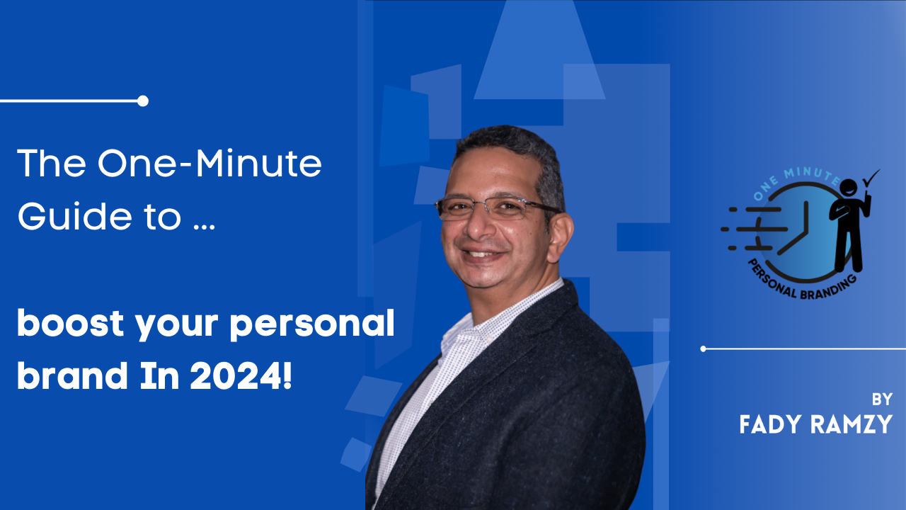 The 1-Minute Guide to Boost Your Personal Brand In 2024! The 1-Minute Guide to Boost Your Personal Brand In 2024!
