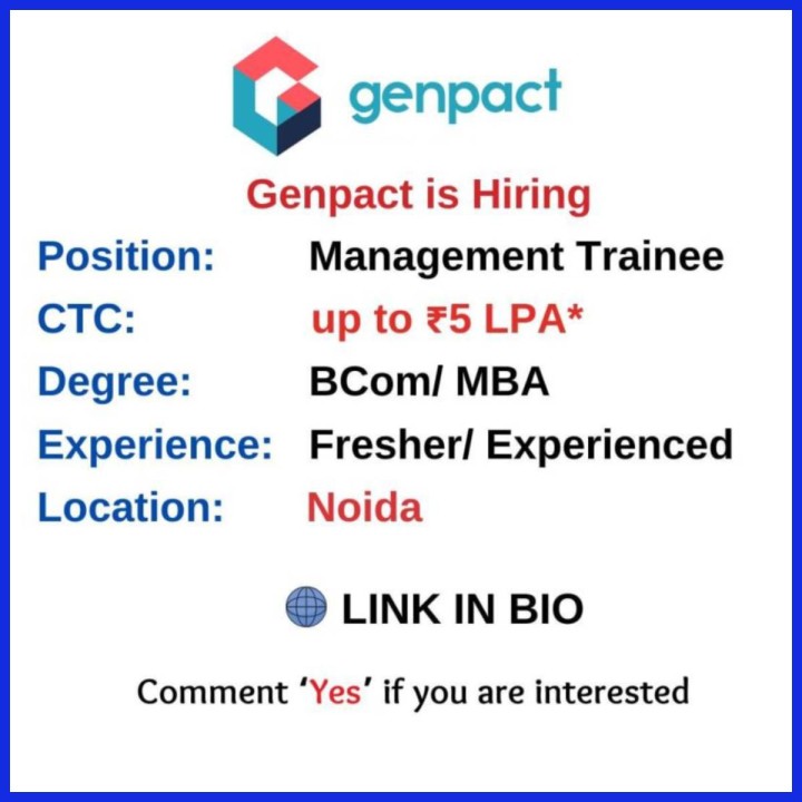 Genpact Hiring For Human Resources & Management Trainee | Multiple ... Genpact Hiring For Human Resources & Management Trainee | Multiple ...