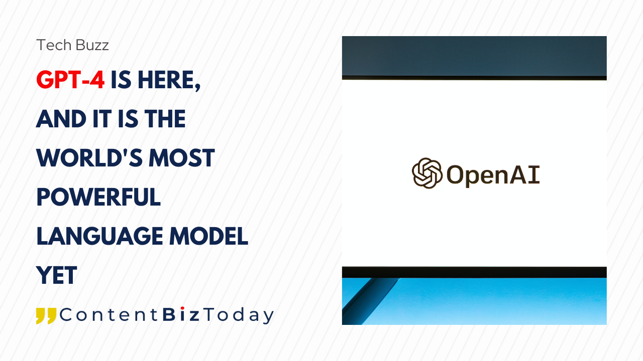 OpenAI Unveils GPT4: The Most Powerful Language Model Yet OpenAI Unveils GPT4: The Most Powerful Language Model Yet