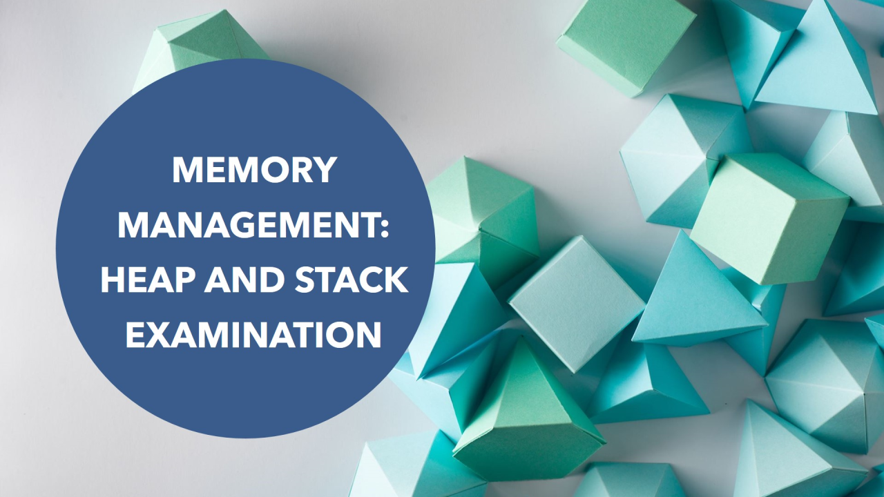 Memory Management: Heap and Stack Examination Memory Management: Heap and Stack Examination