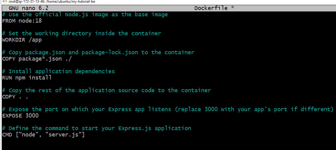 Dockerization of an Express Application on AWS EC2: A Step-by-Step Guide Dockerization of an Express Application on AWS EC2: A Step-by-Step Guide