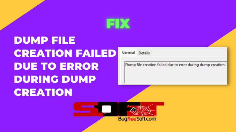 Dump File Creation Failed Due To Error during Dump Creation Dump File Creation Failed Due To Error during Dump Creation