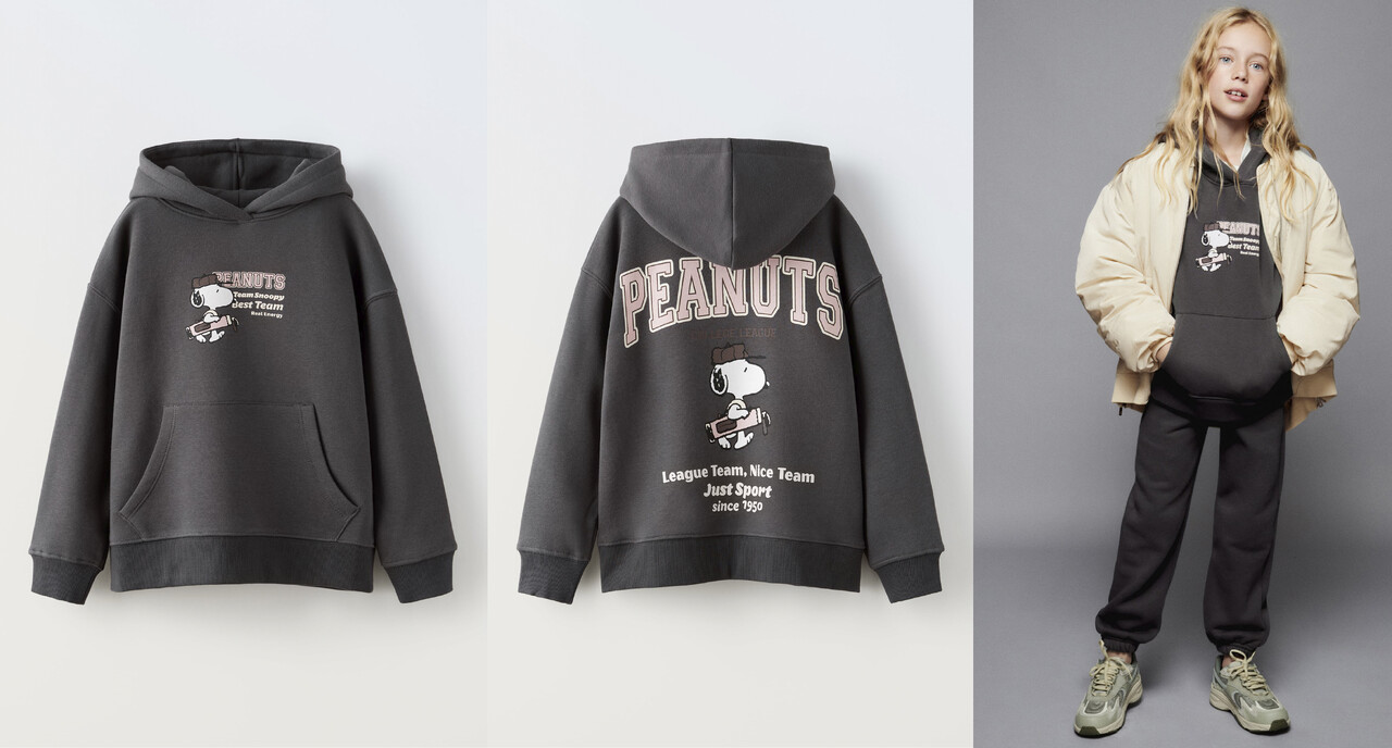 SWEATSHIRT SNOOPY PEANUTS™ | ZARA GIRL SWEATSHIRT SNOOPY PEANUTS™ | ZARA GIRL