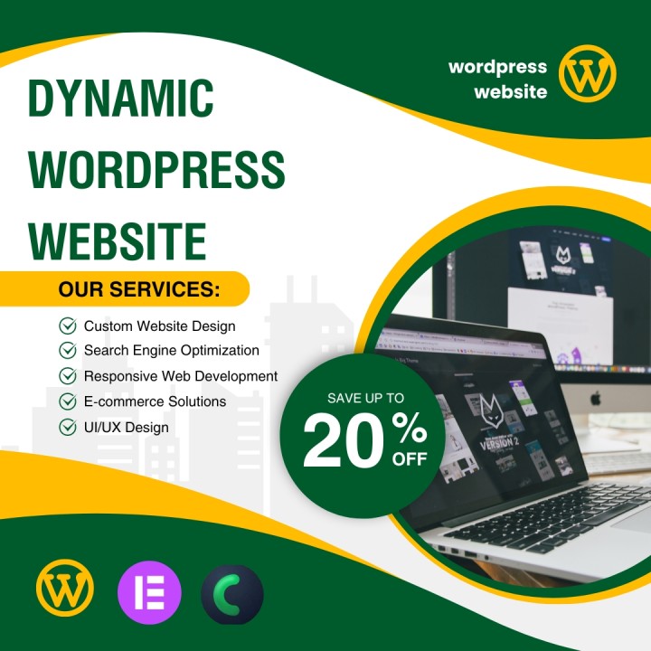 Build Your Dynamic WordPress Website Build Your Dynamic WordPress Website