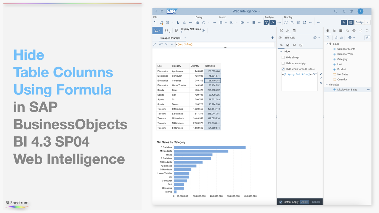 Hide Table Columns Using Formula in SAP BusinessObjects BI 4.3 SP04 Web ... Hide Table Columns Using Formula in SAP BusinessObjects BI 4.3 SP04 Web ...