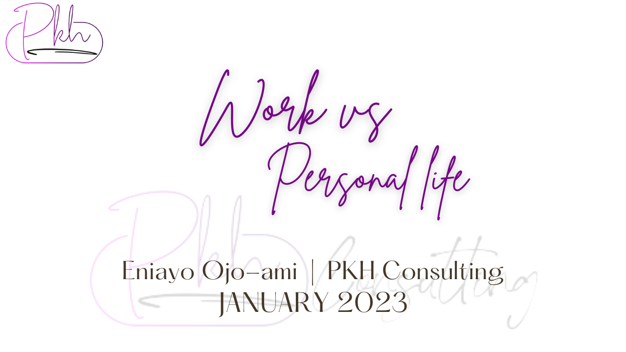Work vs Personal life. Work vs Personal life.