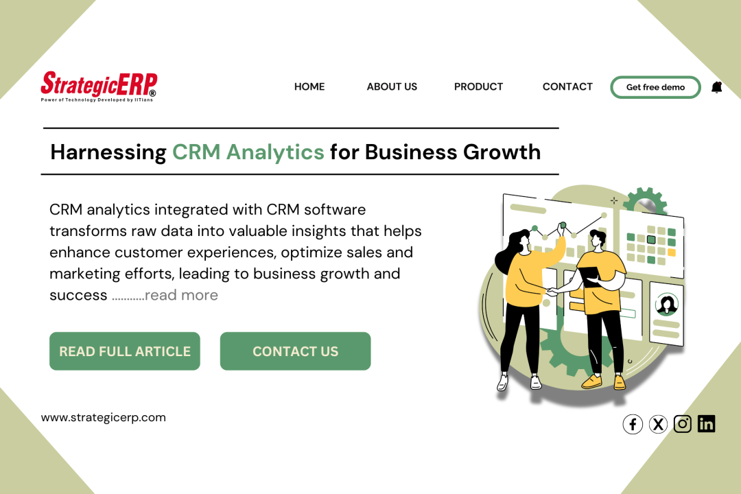 Harnessing CRM Analytics for Business Growth Harnessing CRM Analytics for Business Growth