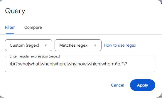 How To Filter Question-Based Queries From GSC How To Filter Question-Based Queries From GSC