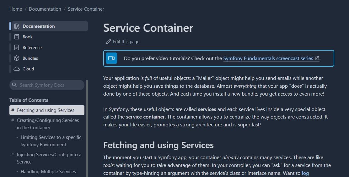 Pourquoi utiliser des services dans son code Symfony Pourquoi utiliser des services dans son code Symfony