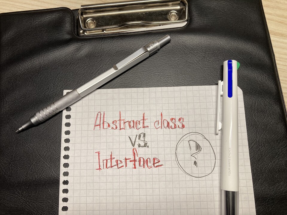 Abstract class vs. Interface Abstract class vs. Interface