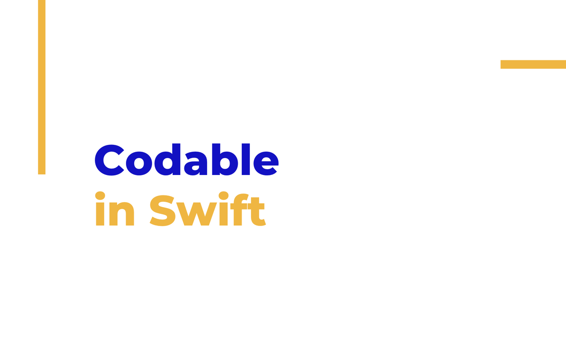 Coding and Decoding Data in Swift with Codable Coding and Decoding Data in Swift with Codable