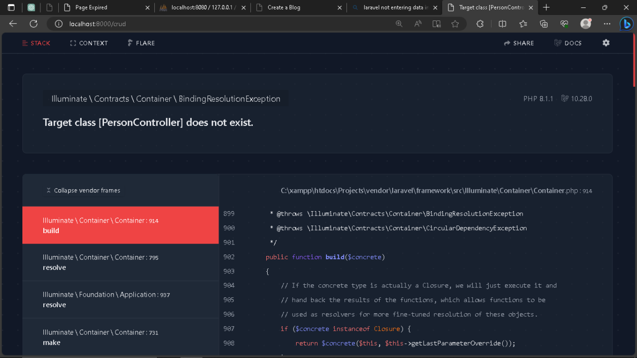 Solving the Laravel 10 Controller Not Found Error: A Journey of ... Solving the Laravel 10 Controller Not Found Error: A Journey of ...