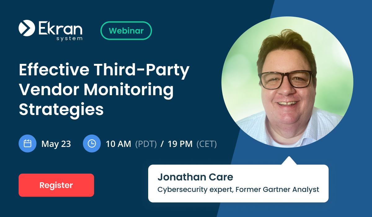 Webinar: Effective Third-Party Vendor Monitoring Strategies Webinar: Effective Third-Party Vendor Monitoring Strategies