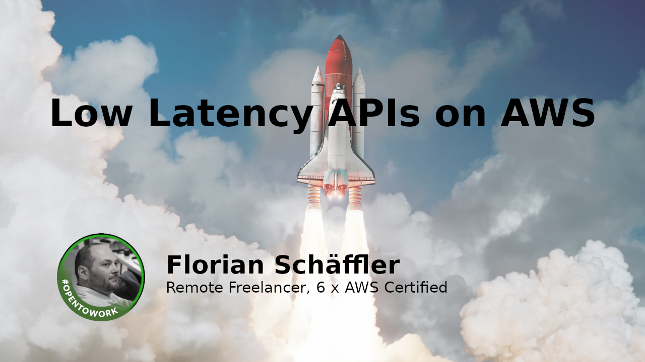 Low-Latency APIs on AWS Low-Latency APIs on AWS