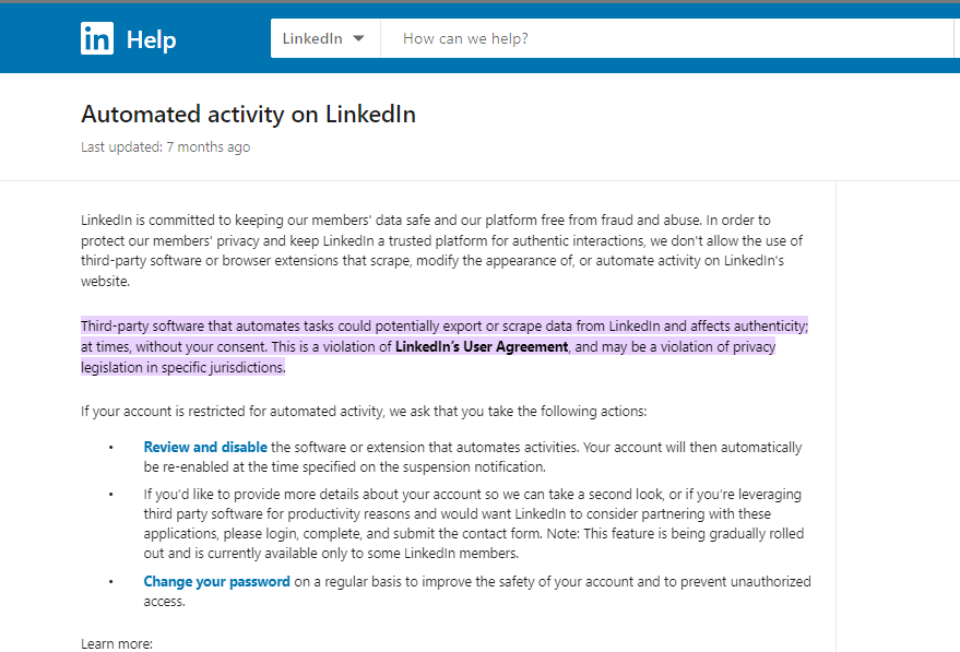 😈 Will Linkedin kill the Automation Tools 😈 Will Linkedin kill the Automation Tools