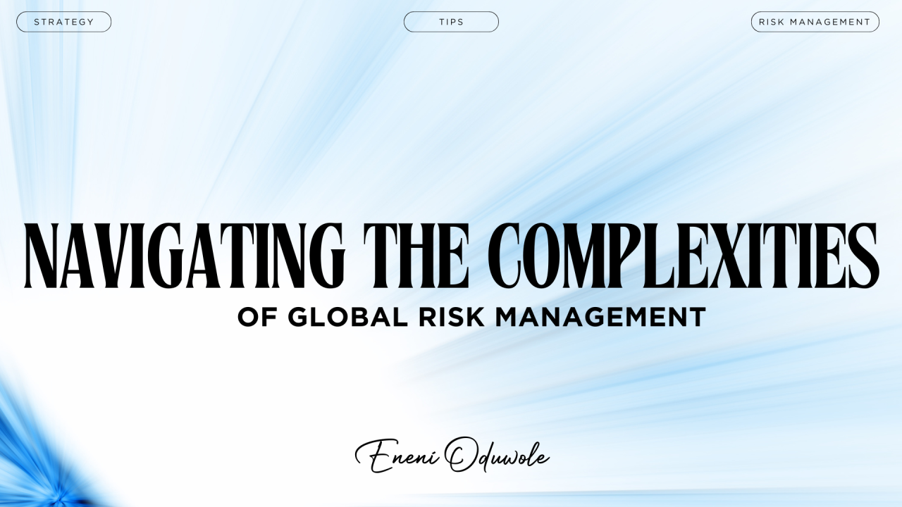 Navigating the Complexities of Global Risk Management Navigating the Complexities of Global Risk Management