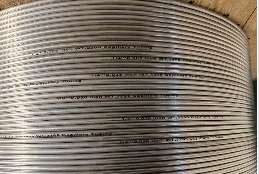 1/4-inch Duplex 2205 Capillary Tubing 1/4-inch Duplex 2205 Capillary Tubing