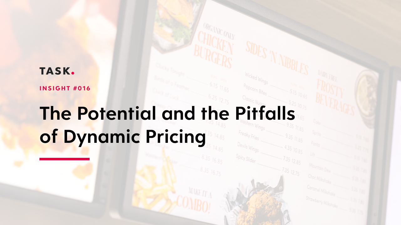Insight #016:The Potential and the Pitfalls of Dynamic Pricing Insight #016:The Potential and the Pitfalls of Dynamic Pricing