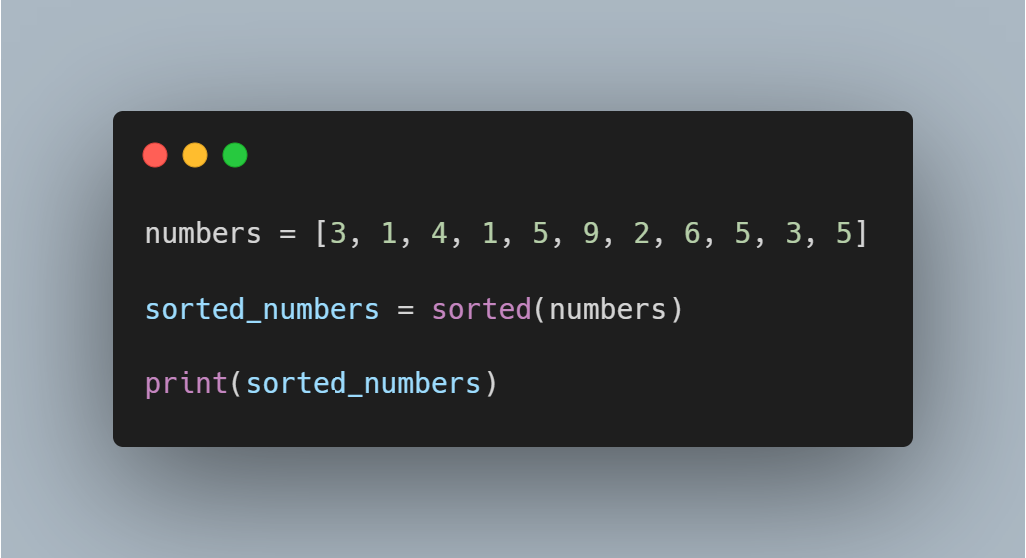 Python Tips - Sorted Python Tips - Sorted