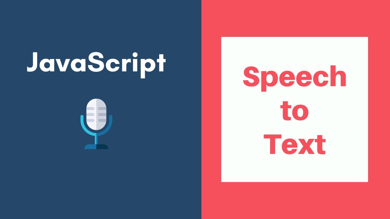 Creating a Webpage with Voice-to-Text using JavaScript Creating a Webpage with Voice-to-Text using JavaScript