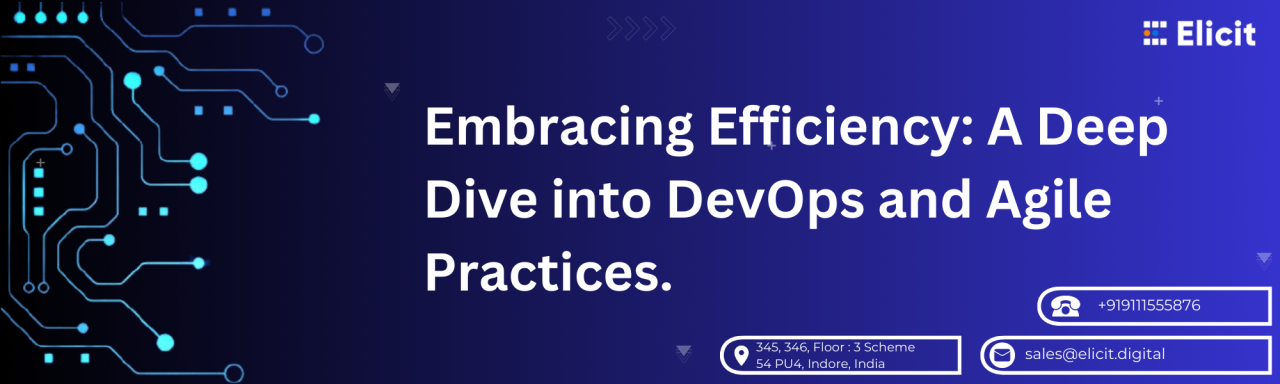 Embracing Efficiency: A Deep Dive into DevOps and Agile Practices. Embracing Efficiency: A Deep Dive into DevOps and Agile Practices.