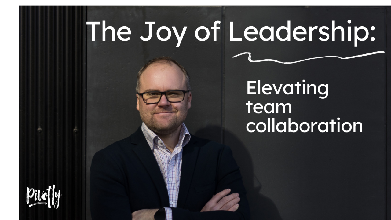 The Joy of Leadership: Elevating team collaboration The Joy of Leadership: Elevating team collaboration
