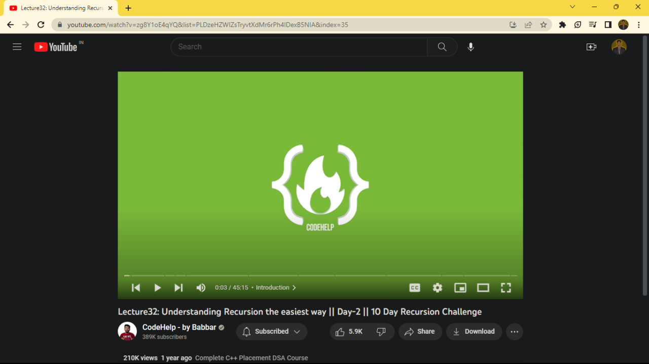Embracing the Power of Recursion: Day 2 of the Challenge Embracing the Power of Recursion: Day 2 of the Challenge