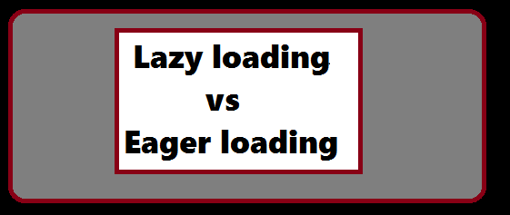 Eager Loading, Lazy Loading In Entity Framework. Eager Loading, Lazy Loading In Entity Framework.