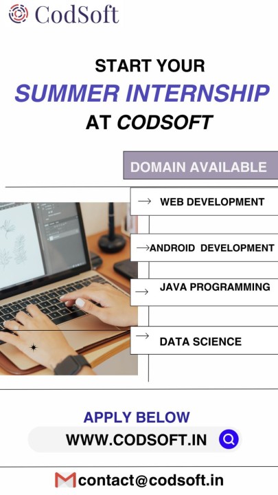Internship At #Codsoft Internship At #Codsoft