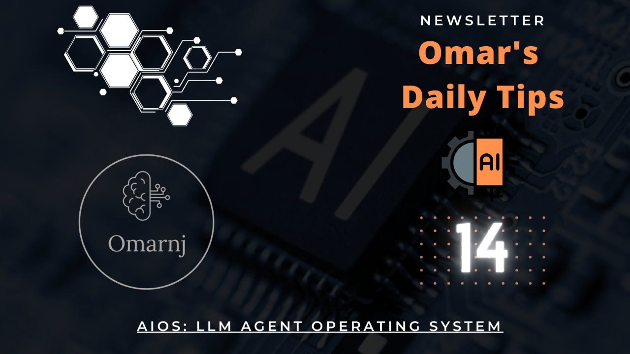 π Today's Highlight: AIOS - Pioneering the LLM Agent Operating System π π Today's Highlight: AIOS - Pioneering the LLM Agent Operating System π
