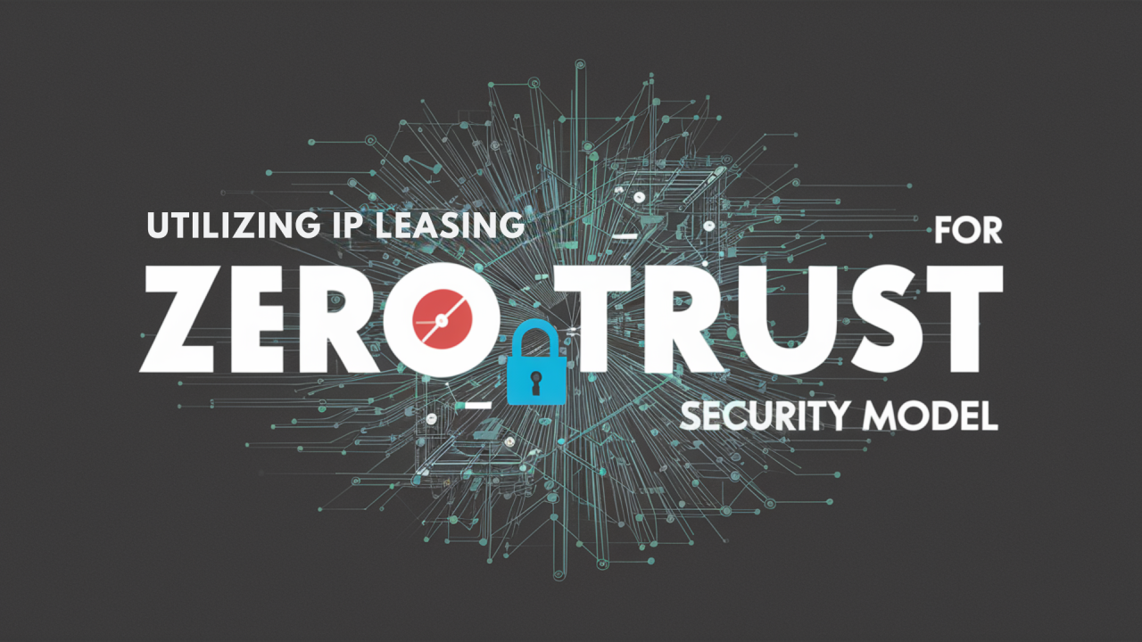 Utilizing IP Leasing for Zero-Trust Security Model Utilizing IP Leasing for Zero-Trust Security Model