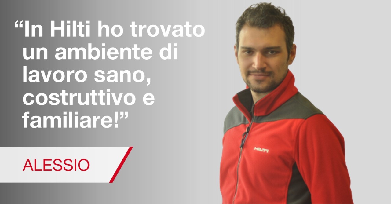 Field Engineer@Hilti Italia: Alessio Scarano si racconta Field Engineer@Hilti Italia: Alessio Scarano si racconta