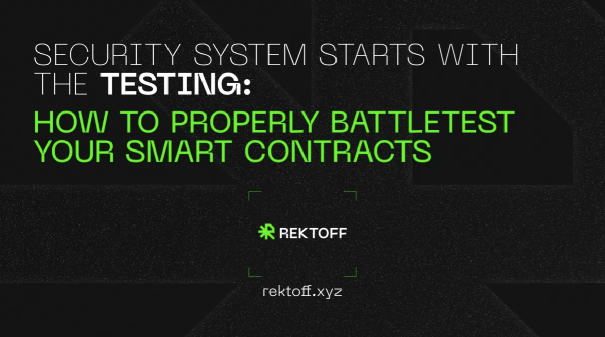 Guide to Solidity Smart Contract Security Testing Guide to Solidity Smart Contract Security Testing