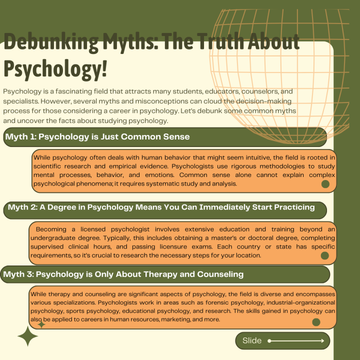 Debunking Myths: The Truth About Studying and Choosing Psychology as a ... Debunking Myths: The Truth About Studying and Choosing Psychology as a ...