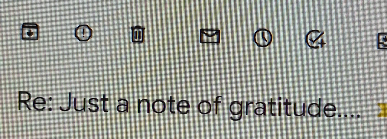 Getting unexpected testimonials! Getting unexpected testimonials!
