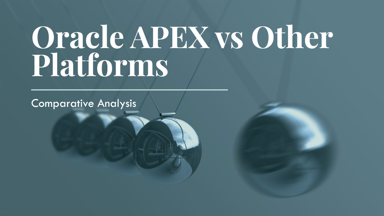 Oracle Apex Oracle Apex