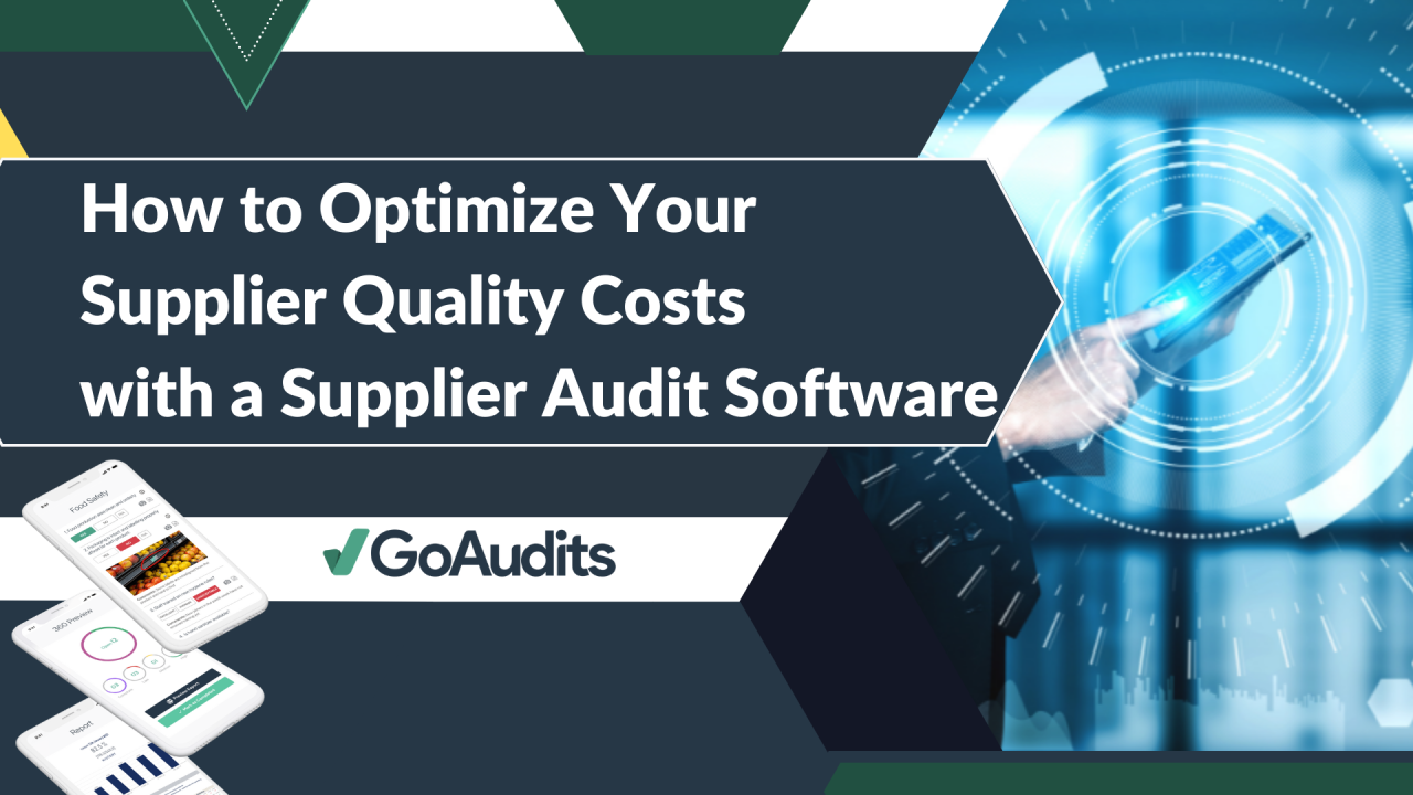 How to Optimize Your Supplier Quality Costs with Effective Supplier ... How to Optimize Your Supplier Quality Costs with Effective Supplier ...