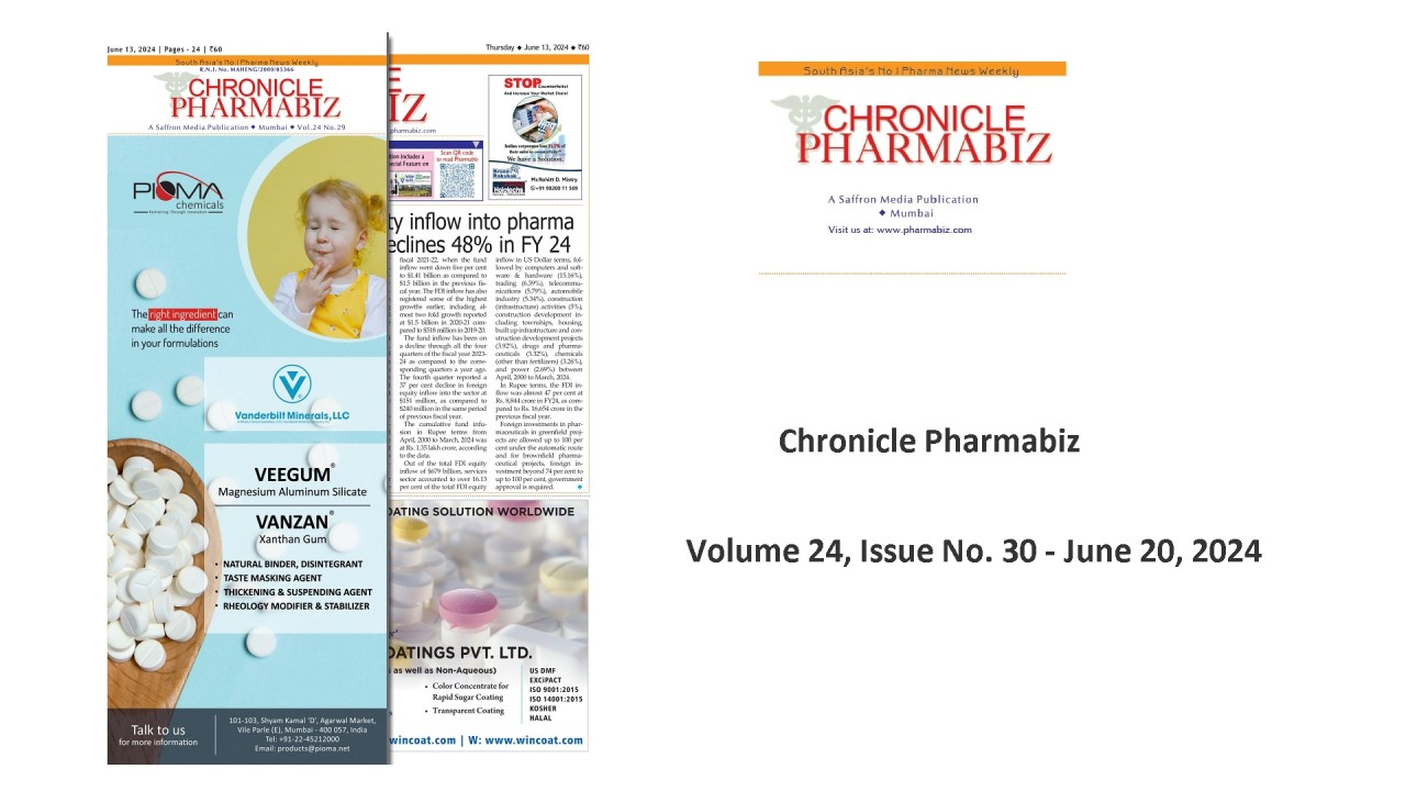Chronicle Pharmabiz Chronicle Pharmabiz