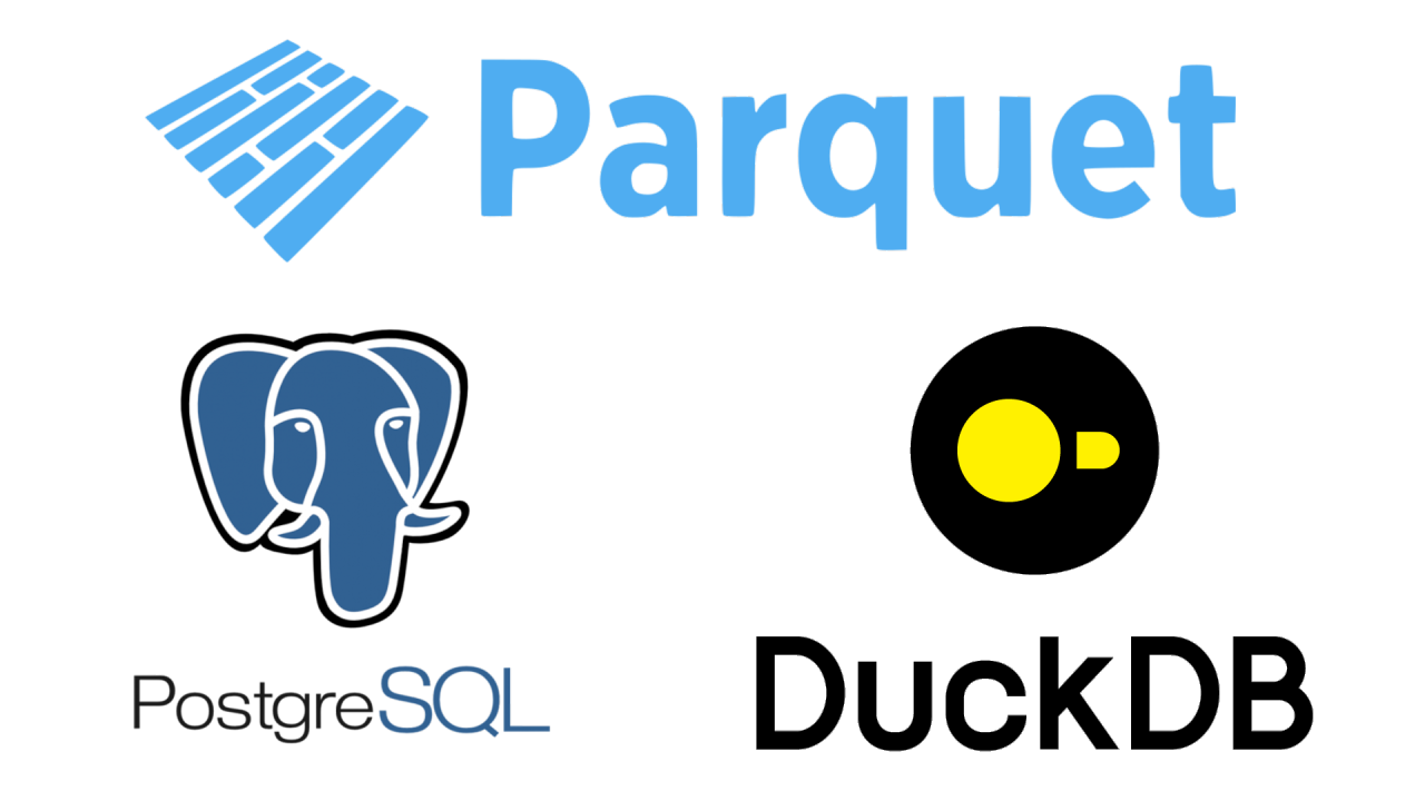 Loading Parquet in PostgreSQL via DuckDB: Testing queries and exploring ... Loading Parquet in PostgreSQL via DuckDB: Testing queries and exploring ...