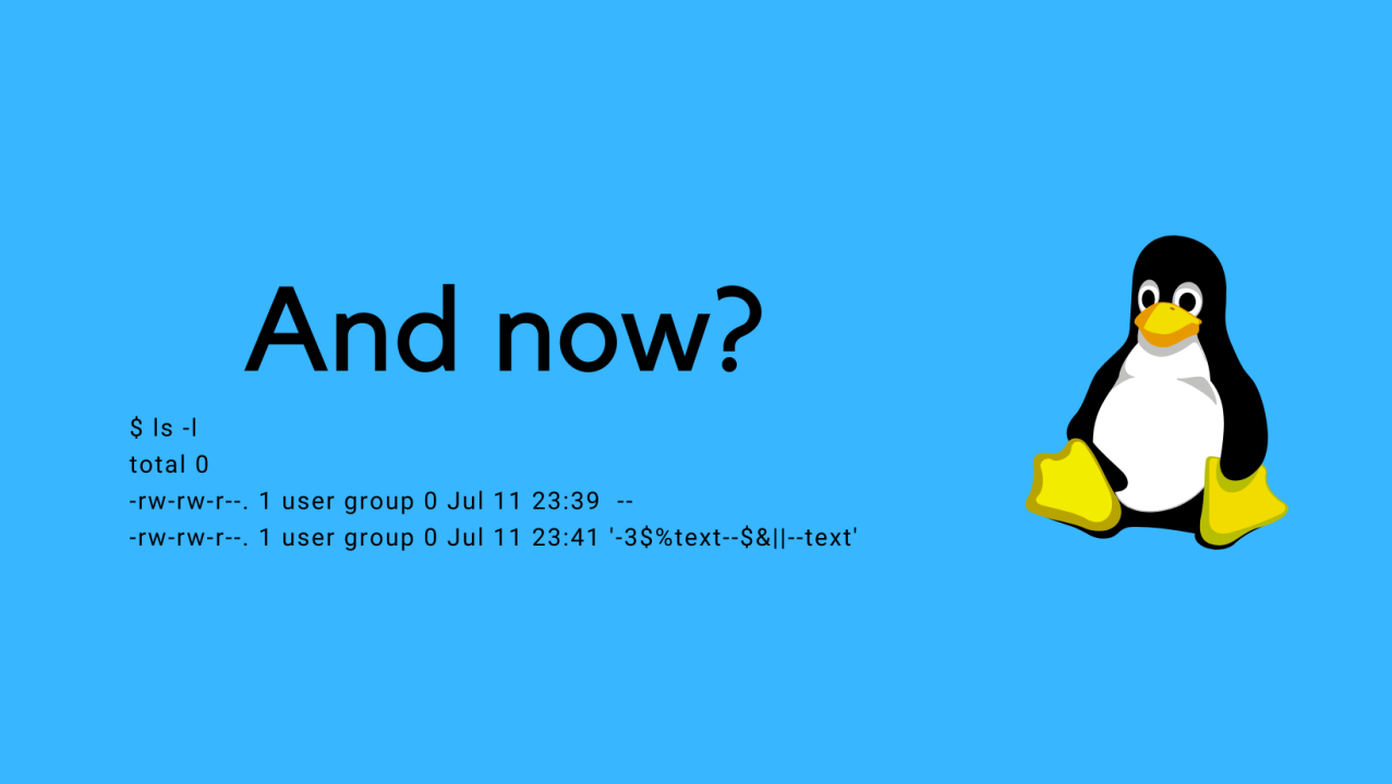 Removing or renaming files that contain special characters on Linux Removing or renaming files that contain special characters on Linux