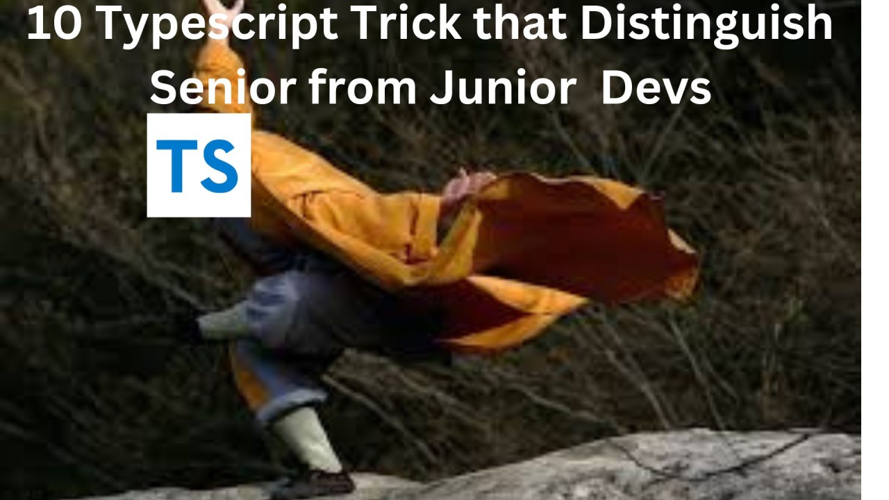 10 TypeScript Tricks that Distinguish Senior Devs from Junior Devs. 10 TypeScript Tricks that Distinguish Senior Devs from Junior Devs.